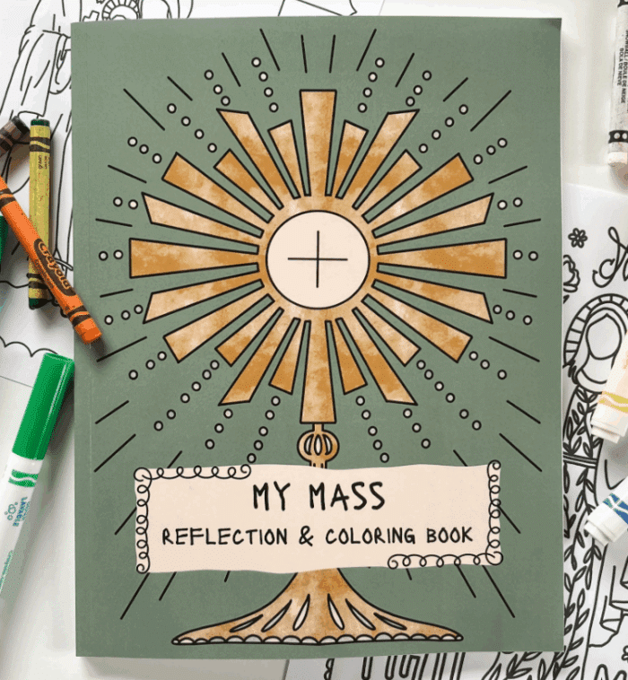 My Mass Reflection & Coloring Book – Catholic Mothers Shop